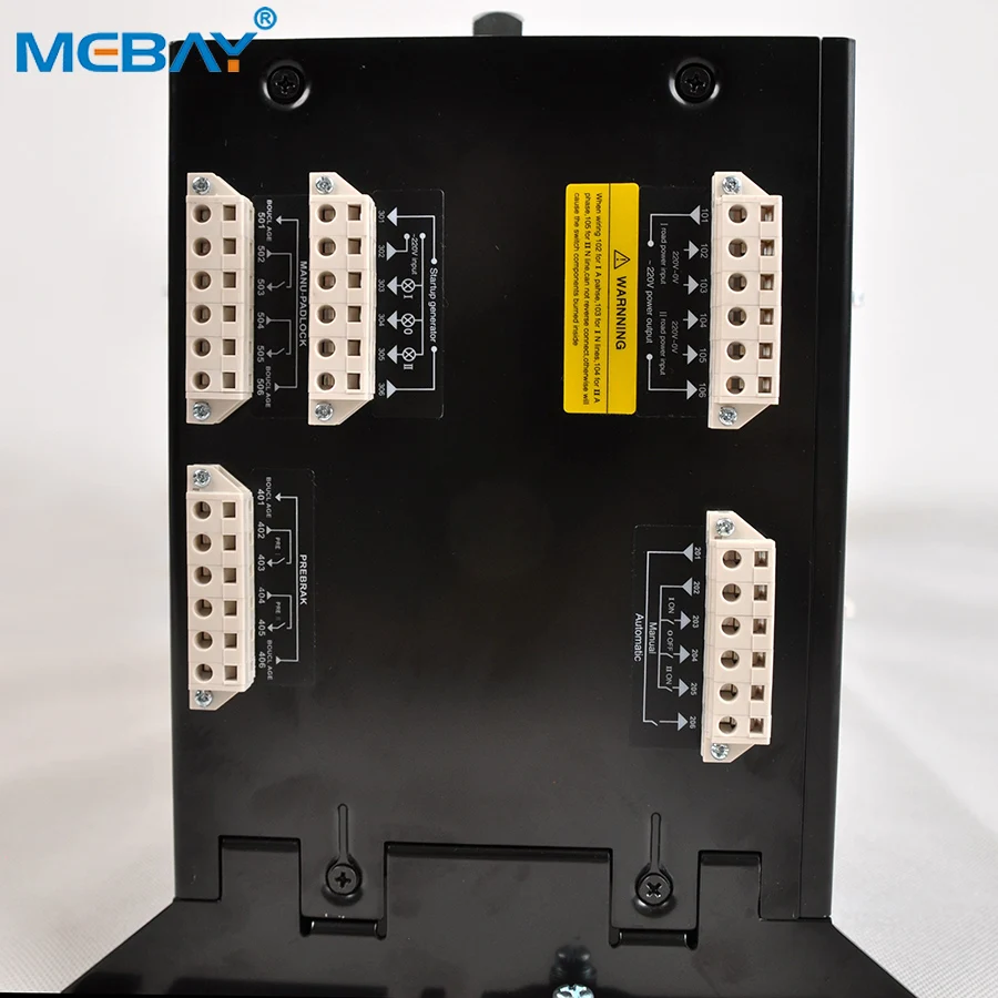 Mebay 4P ATS Switch 100A-1600A Automatic Changeover Switch for ...