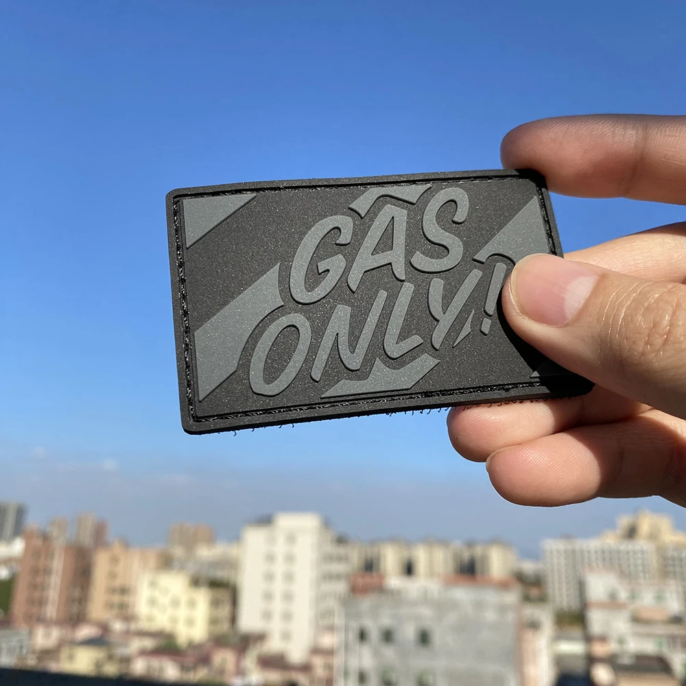 Factory 2D 3D Custom New Design Unique Eco-Friendly Heat Press Rubber Patch PVC Patch for ...