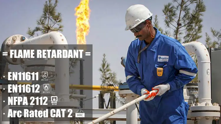 CE Certificate 100% Cotton CAT 2 Fire Proof FR Work Welder Welding ...