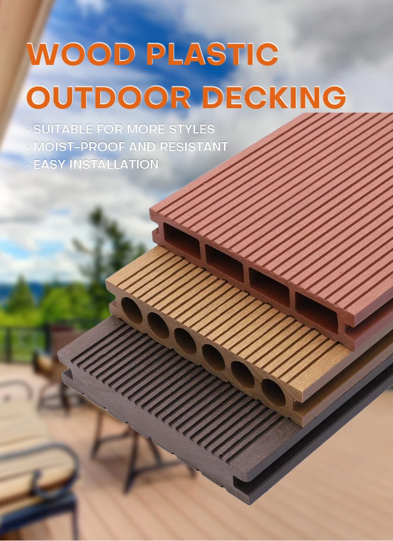 Modern Easy Install WPC Decking Wood Plastic Composite Outdoor Pvc ...