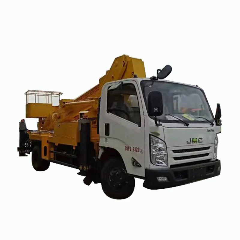 Jmc Single Row Wide Body Cab Telescopic Arm High-altitude Work Vehicle ...