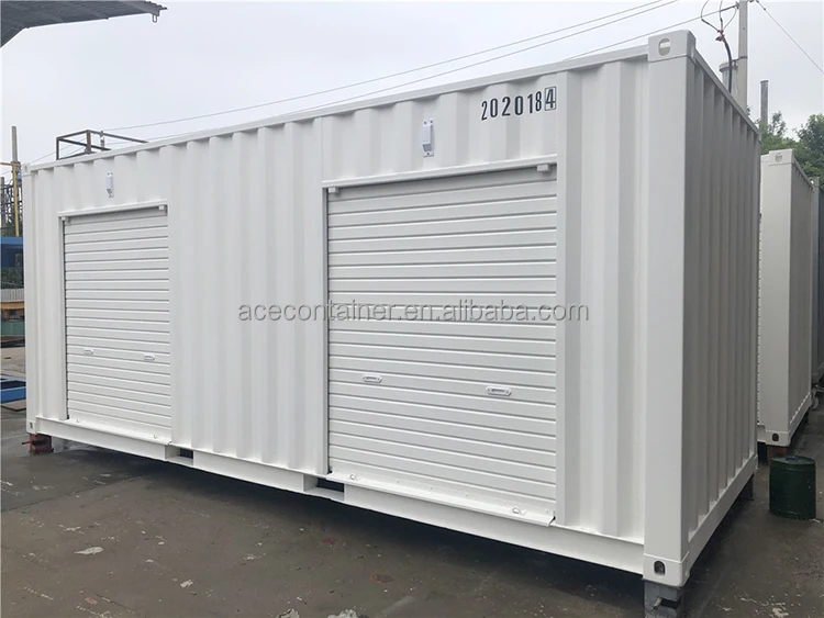 Portable Storage Units Roller Shutter Door 20ft Container Warehouse ...