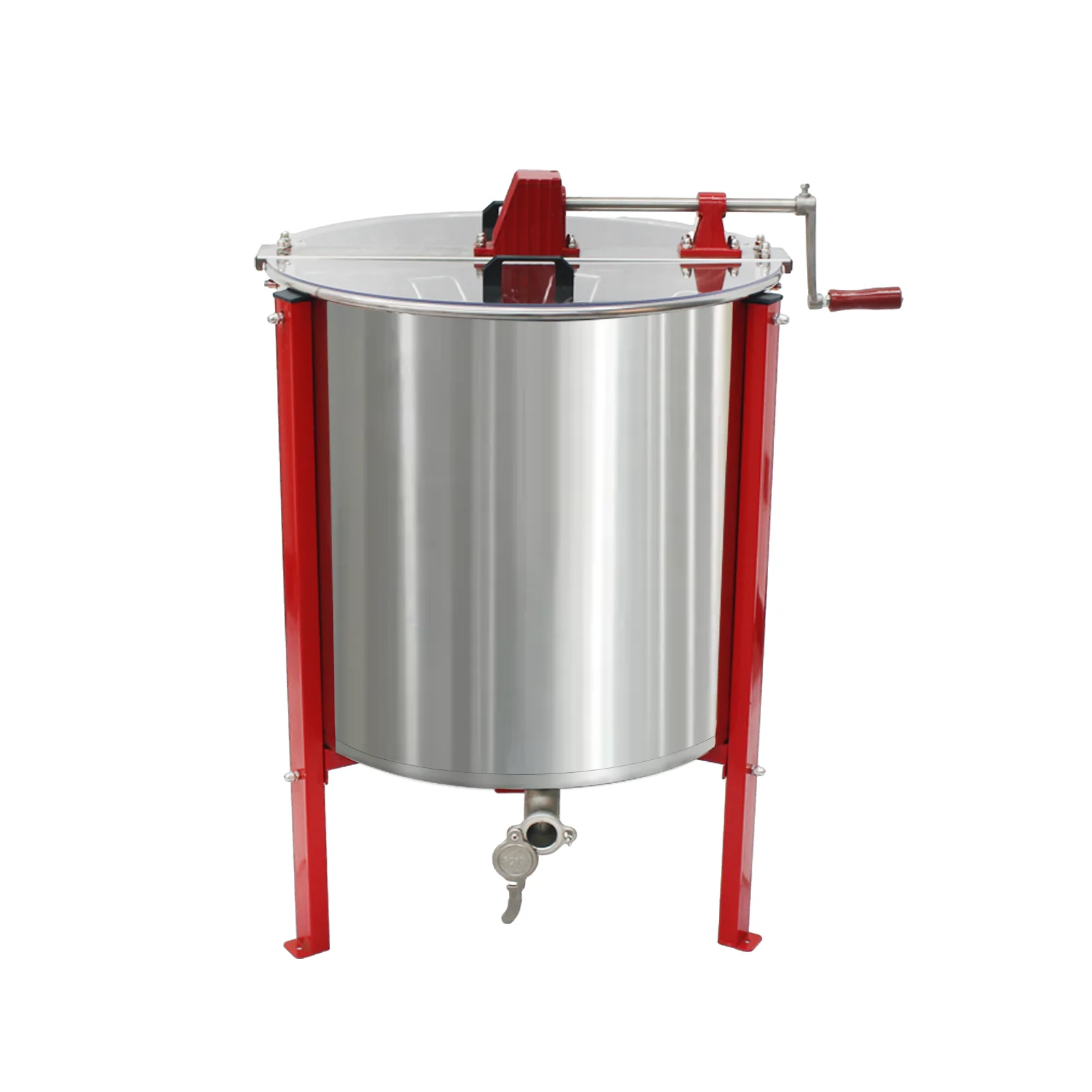 8 Frame Manual Honey Extractor, 304 Food Grade Stainless Honey ...