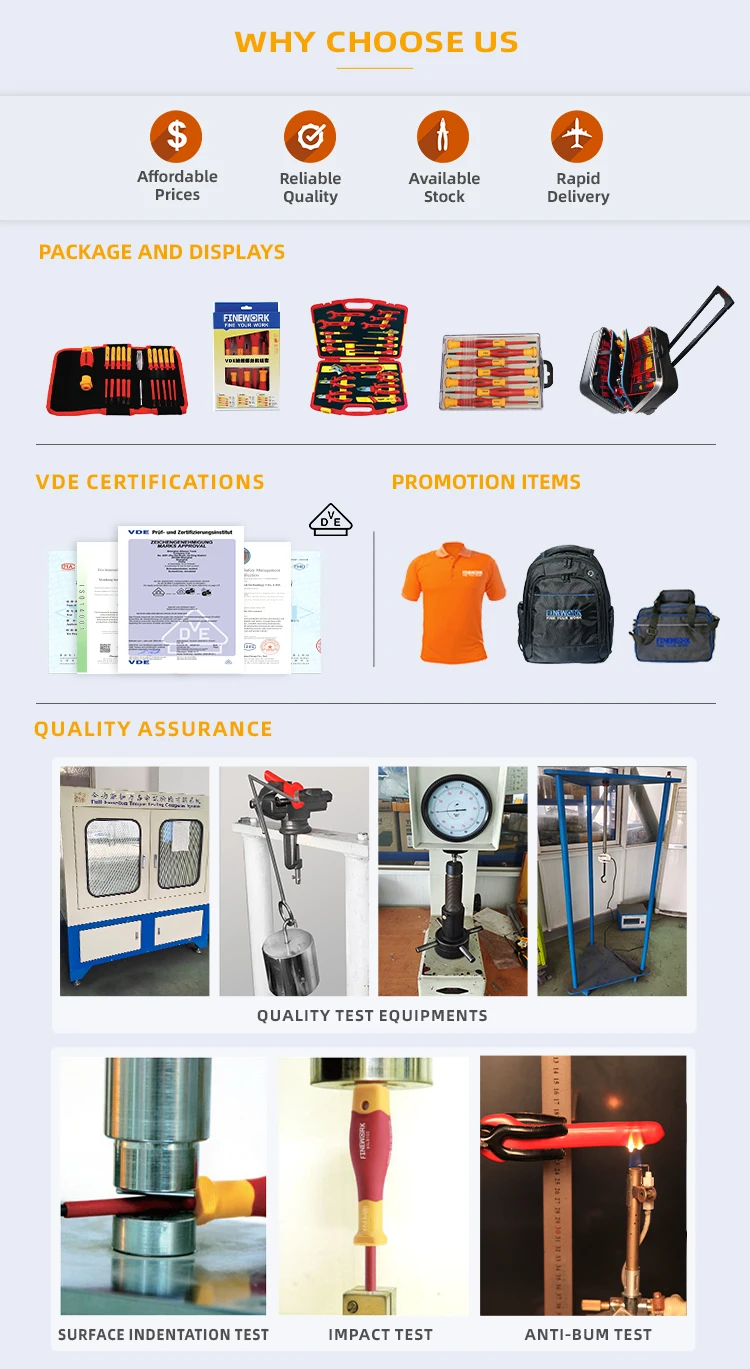 99LB106 Finework Professional Trolley Hand VDE 116PCS Insulated Tool ...