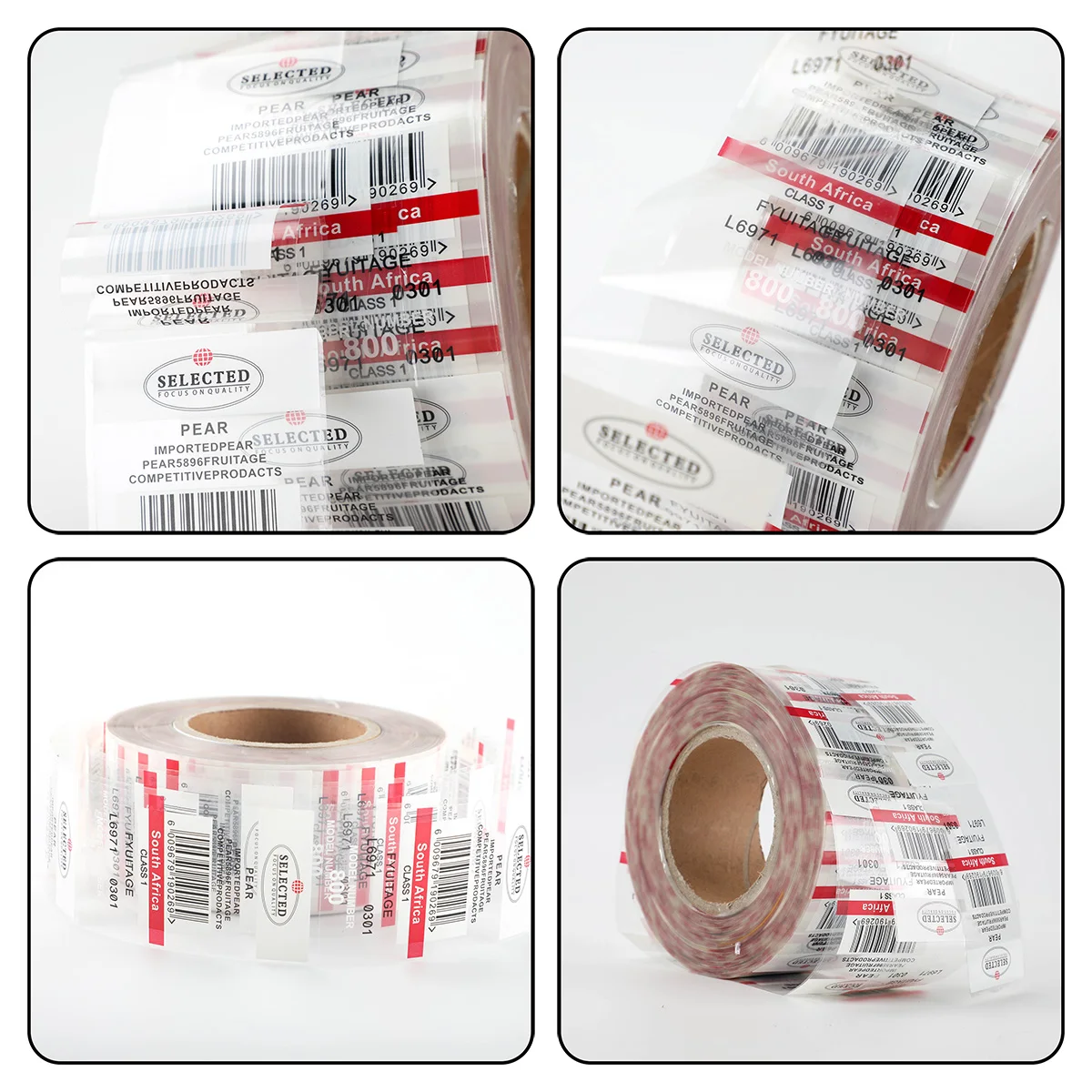 Transparent Custom Clear Vinyl Jar Bottle Label Stickers Roll - Buy ...