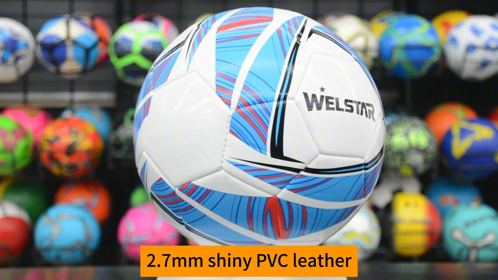 Welstar 2.7mm Pvc Machine Stitched Sewm Football Official Size And ...