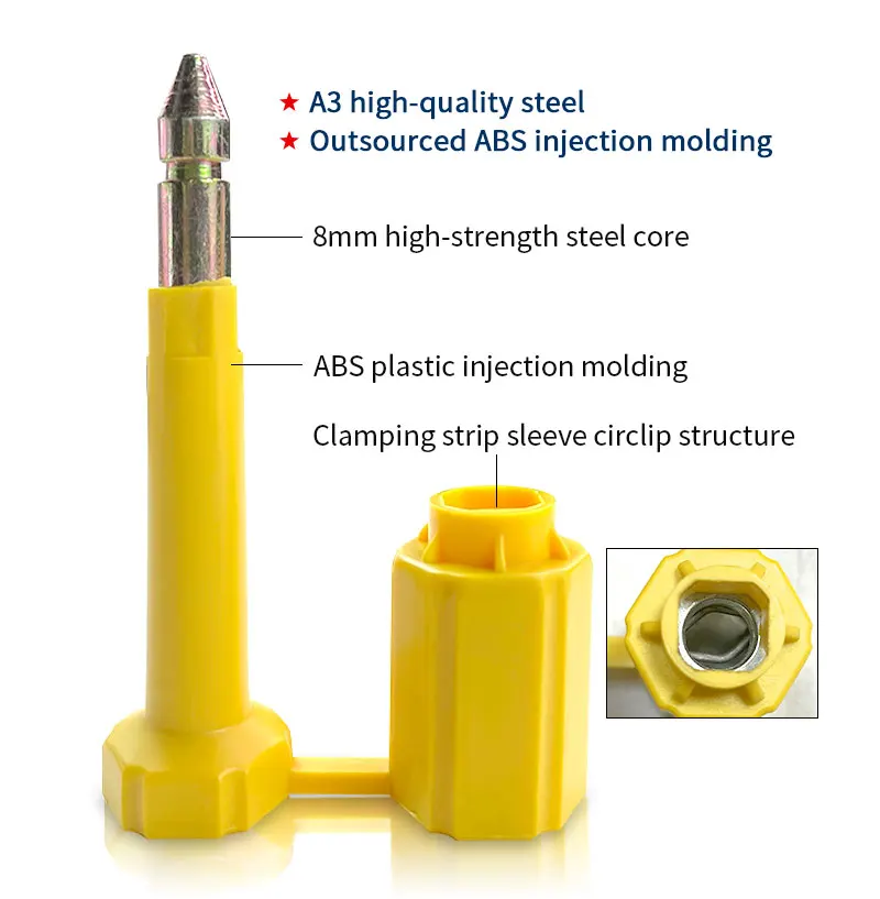 St8703 Bolt Seal Supplier Container Security Lock Security Barcode ...