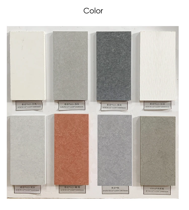 Non-asbestos Outdoor High Performance Fiber Cement Panels