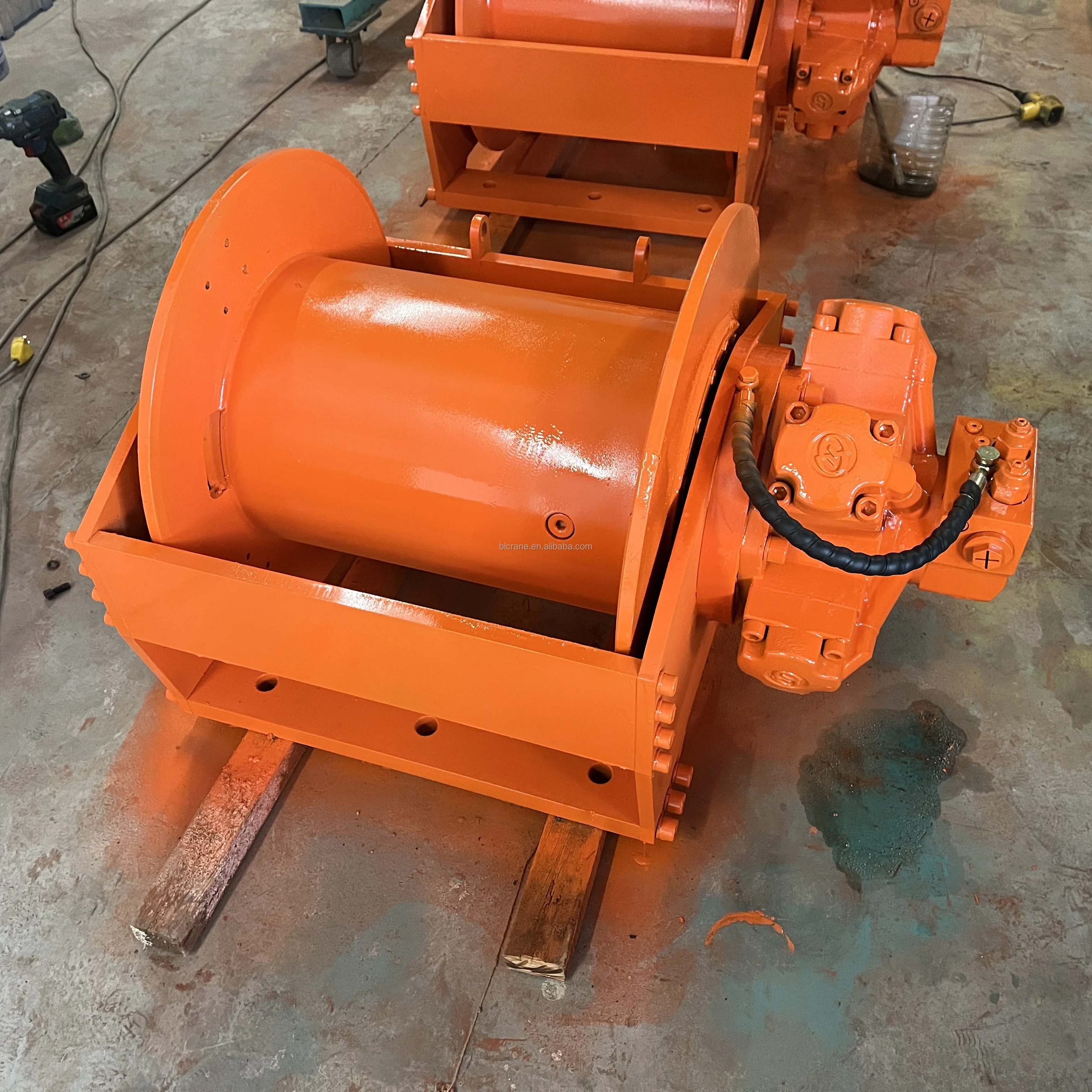 2T 5T 8T 10T Capacity Steel Hydraulic Winch System with Pump Station ...
