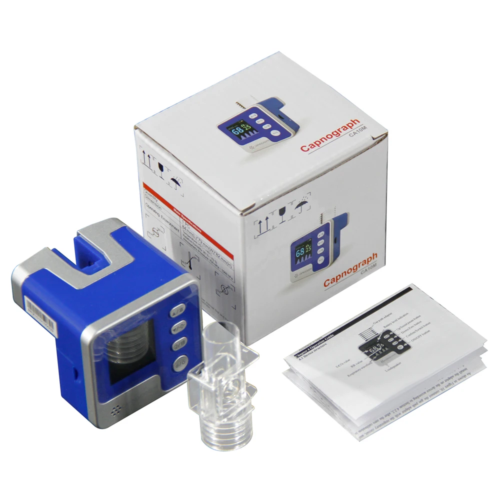 Veterinary Etco2 Handheld Capnograph Monitor Veterinary Pulse Oximeter ...