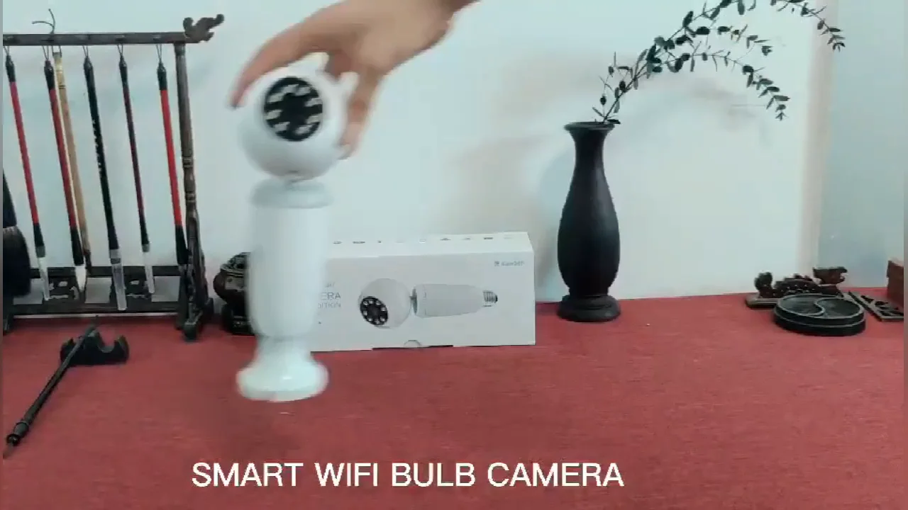 Ip Camera Smart Wi-fi Rotate Dome Security 4k Ampoule Fish Eye Dahua ...