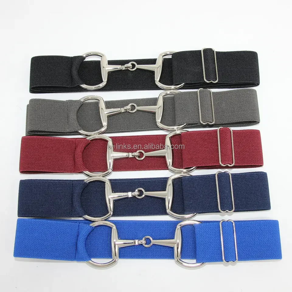 Ready To Ship 180 Colors 1.5 Inch Apparel Equestrian Elastic Belt With ...
