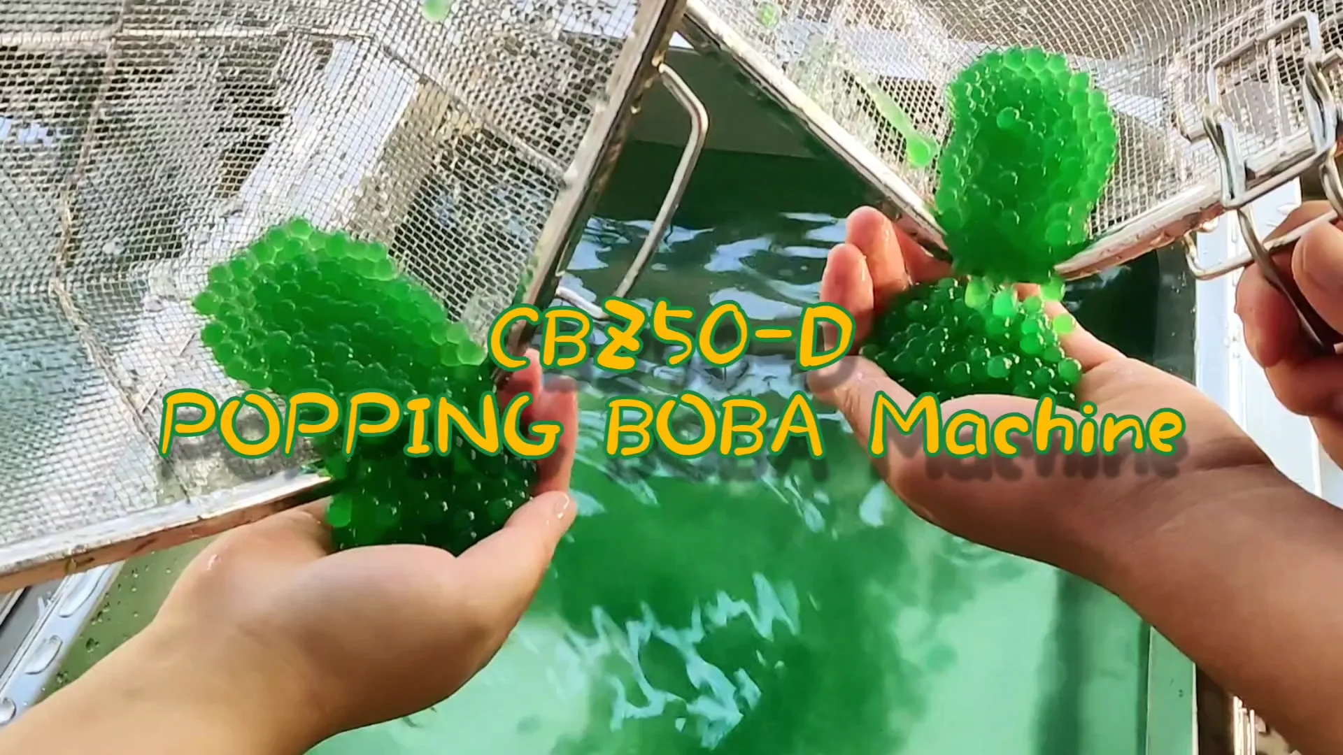 Semi-automatic Taiwan Small Popping Boba Forming Machine Bursting Ball ...