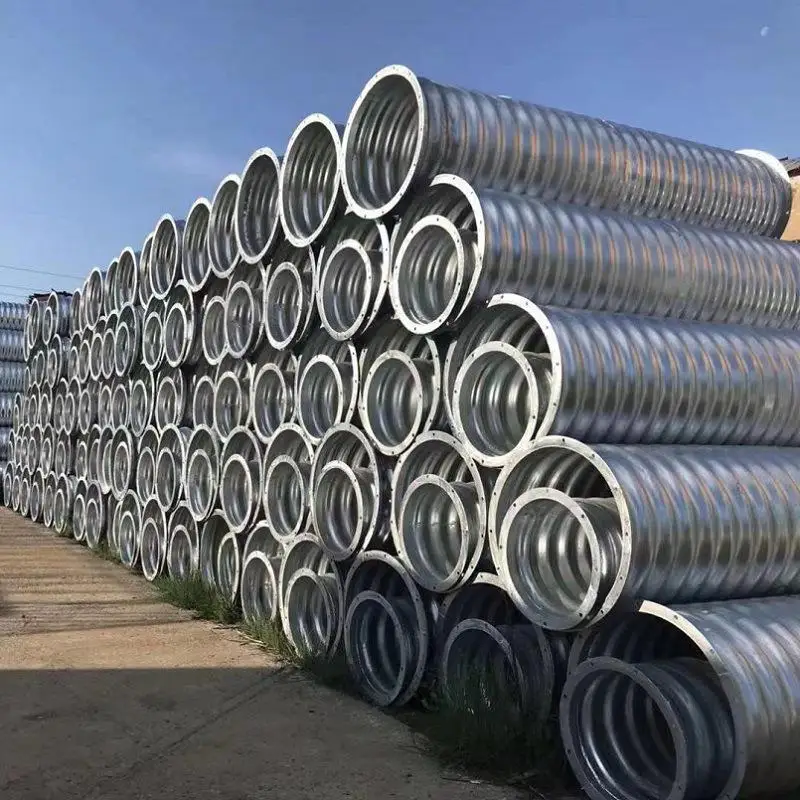 Large Diameter Galvanized Steel Culvert Pipes for Drainage