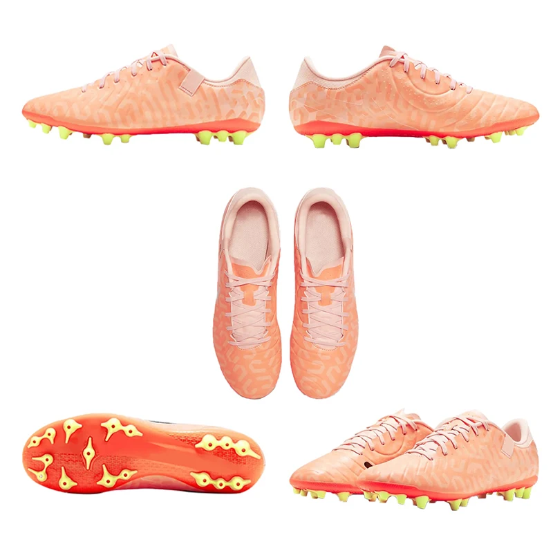 Custom Professional High Quality Mens Ag Sg Leather Turf Football Boots ...
