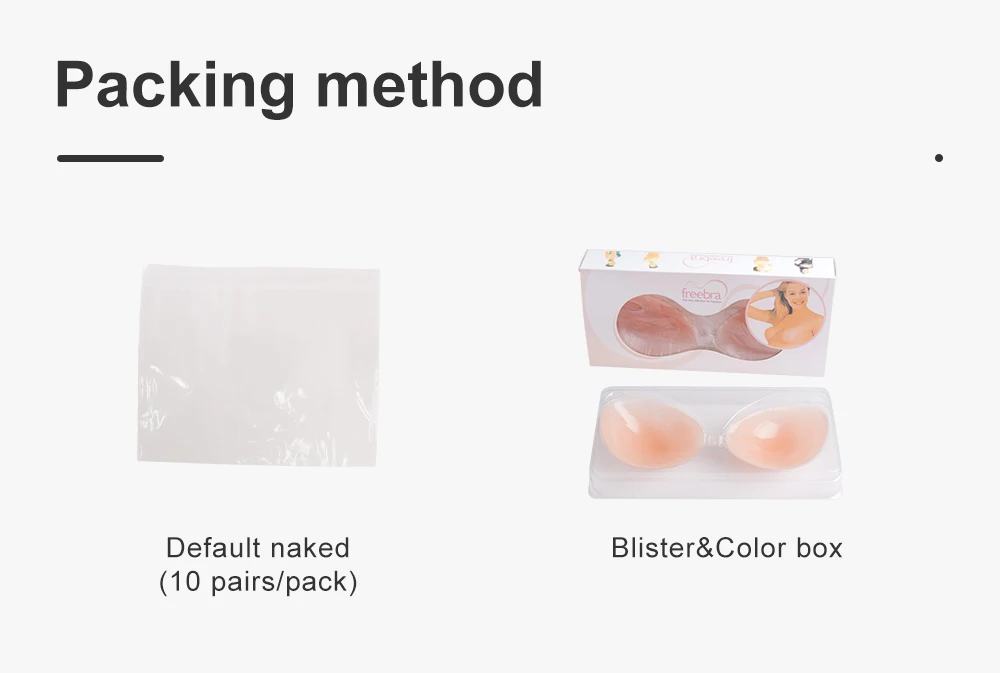 100% Silicone Invisilift Waterproof Push up Strapless Bra