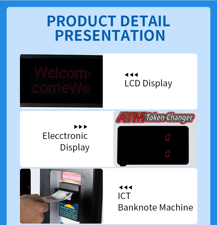 Hot Selling Token Exchange Game Machine Automatic Coin Changer For Game ...