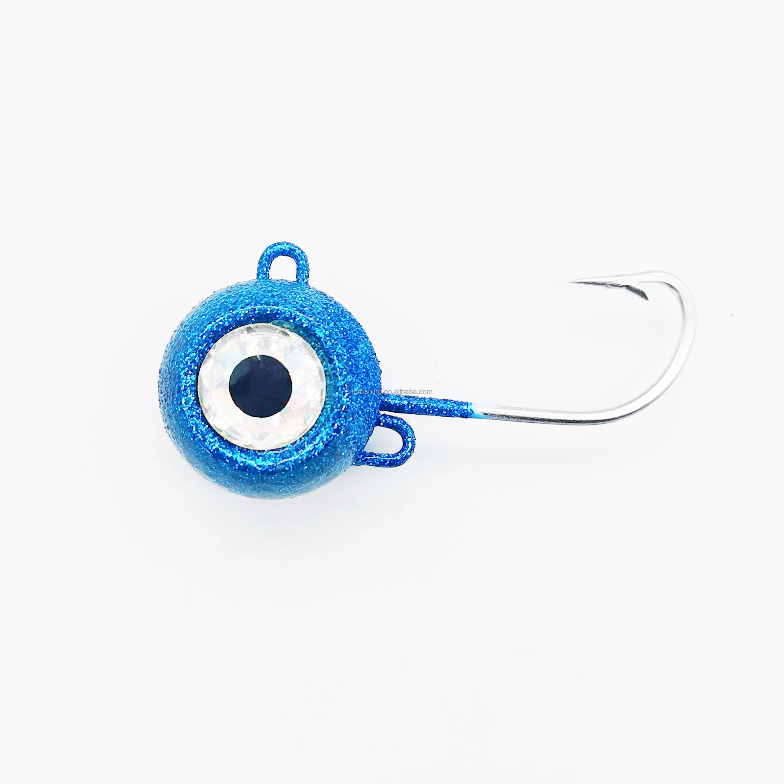 25-180g 3d Fisheye Round Lead Sinkers Head Snapper Metal Jig Saltwater ...
