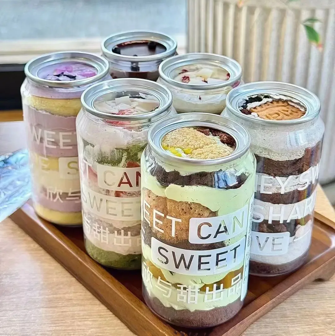 400 ml Transparent Plastic Juice Cans with Easy Open Lids| Alibaba.com