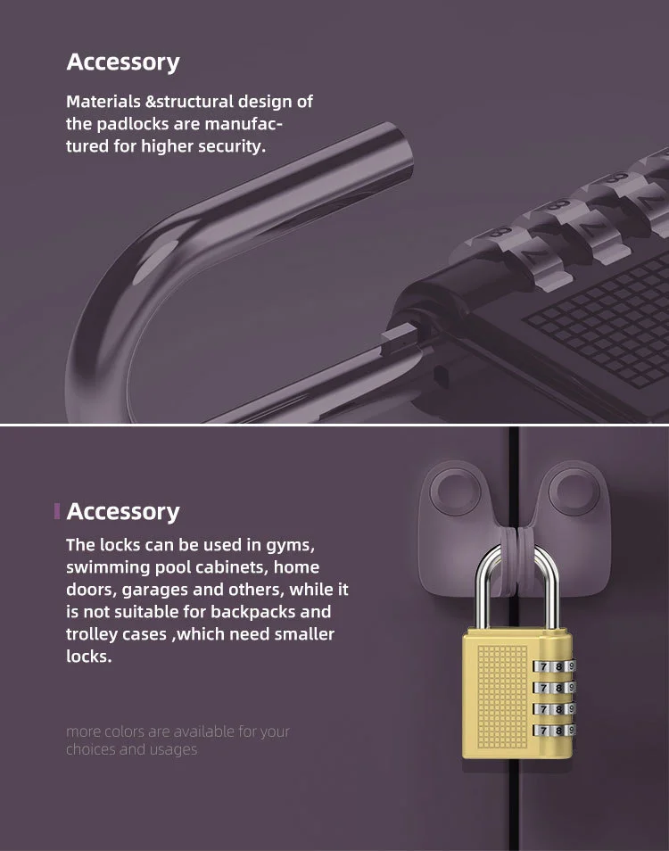 Secure Your Belongings With A Big 4 Digit Combination Lock