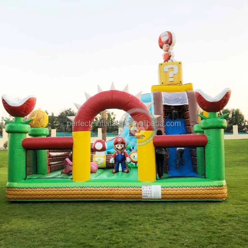 Inflatable Mario Castle - Ultimate Fun for Kids & Adults