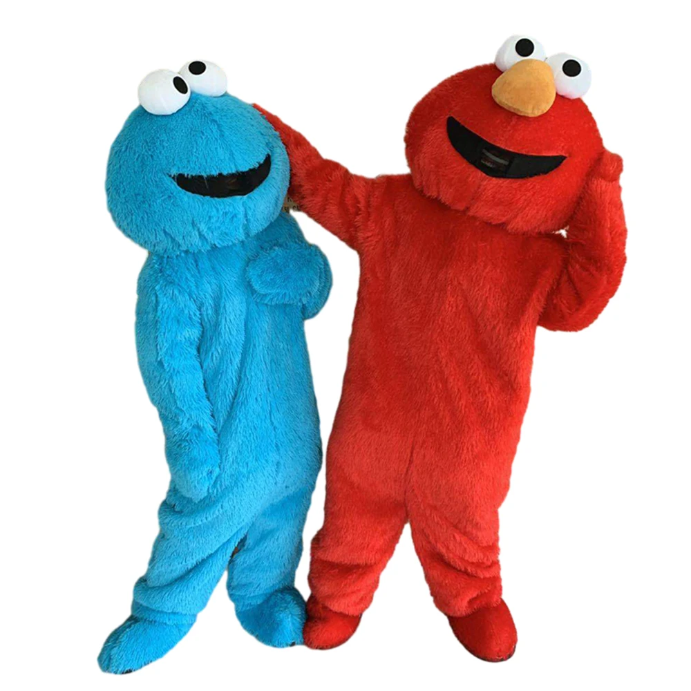 Factory Oem Sesame Street Cookie Monster Elmo Mascot Cartoon Character ...