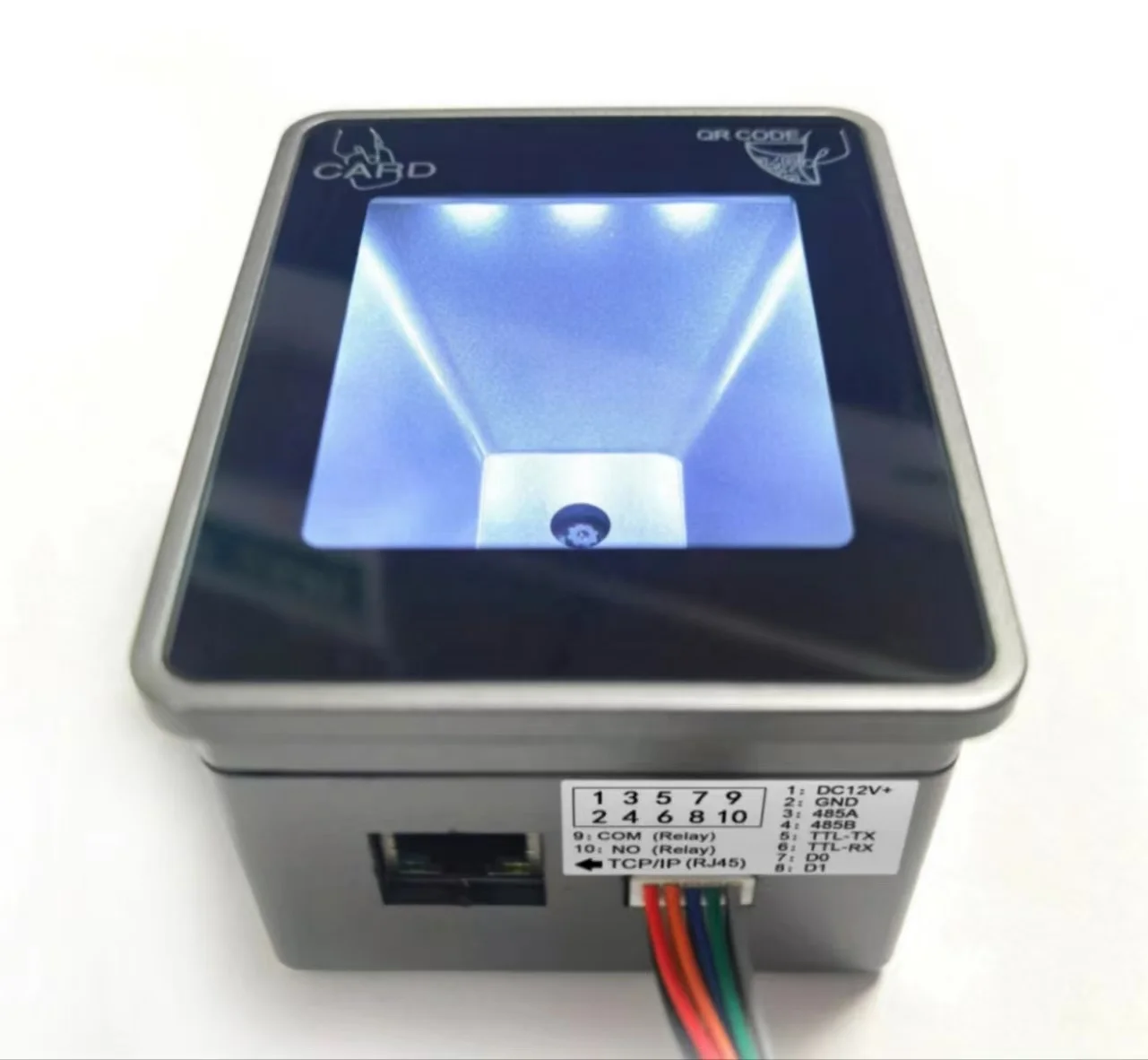 360 Degrees QR Code Access Controller QR NFC Reader Proximity RFID ...