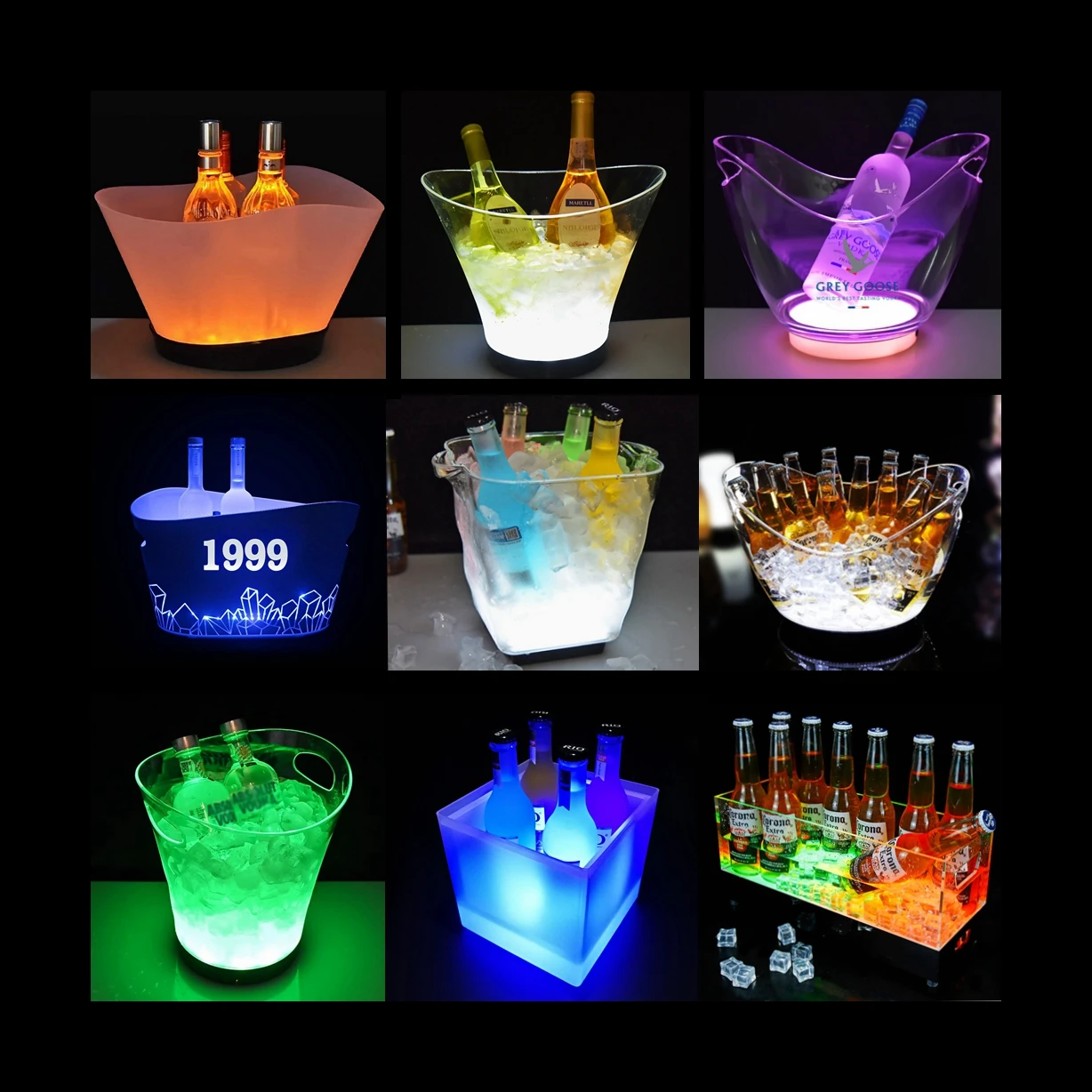 4l 8l 12l Night Club Wine Bar Outdoor Luminous Party Led Light Glowing ...