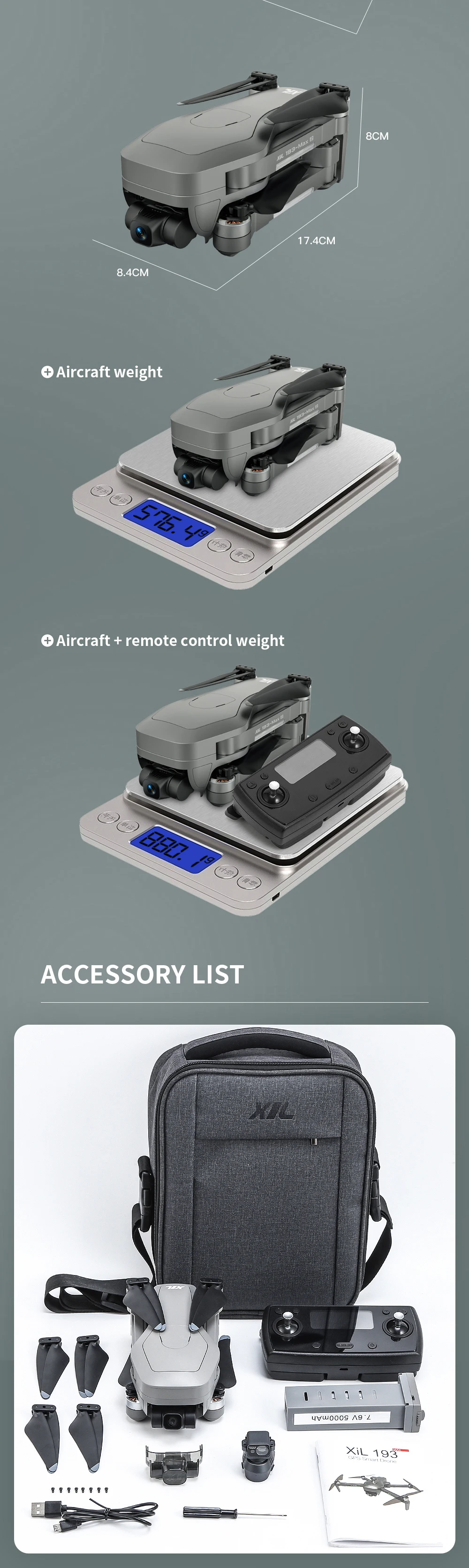 5KM Long Range Drone - 30mins Flight Time with 4K Camera