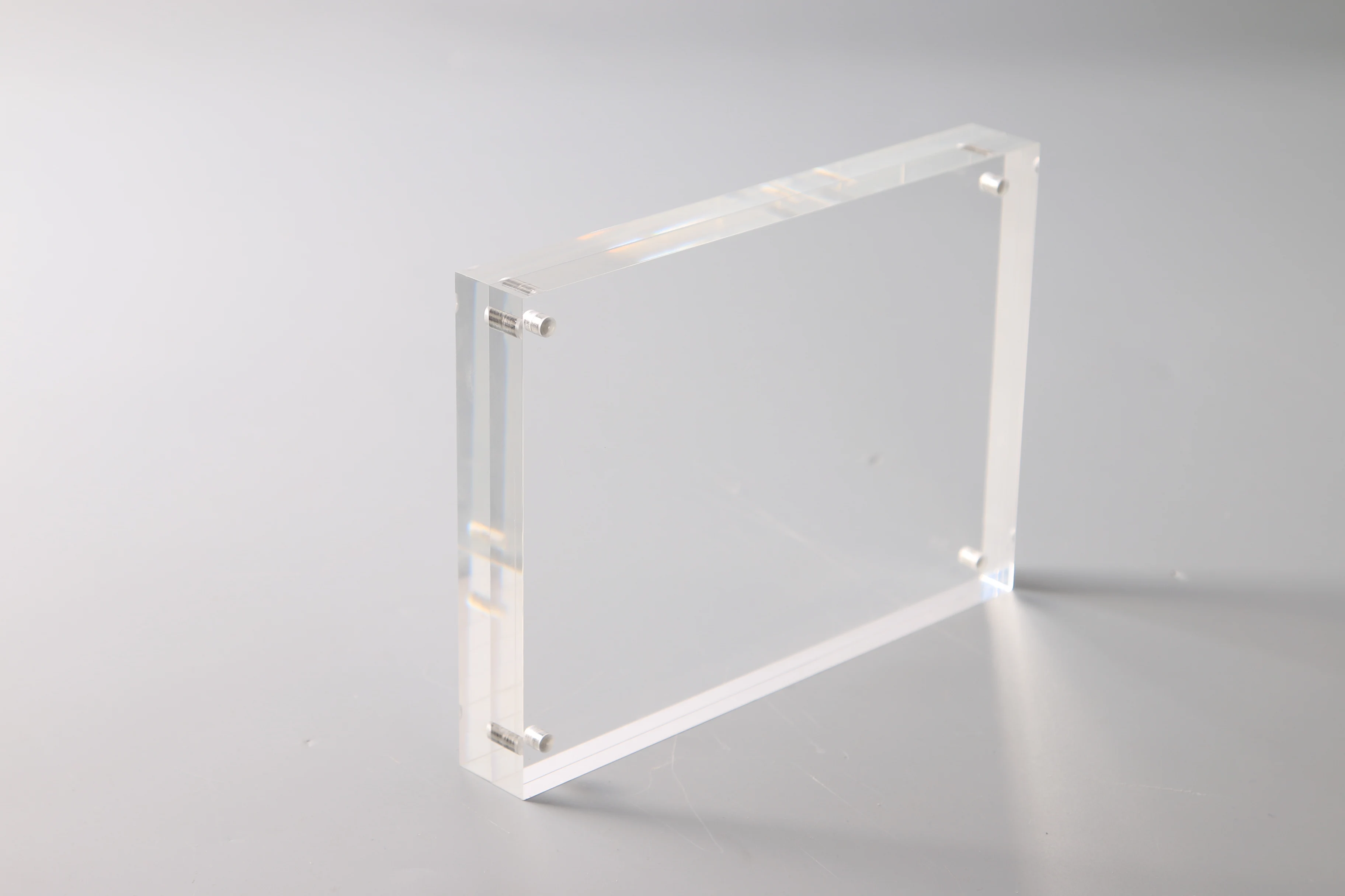 Clear Lucite Frame Double Magnetic Plexiglass Picture Frame Double ...
