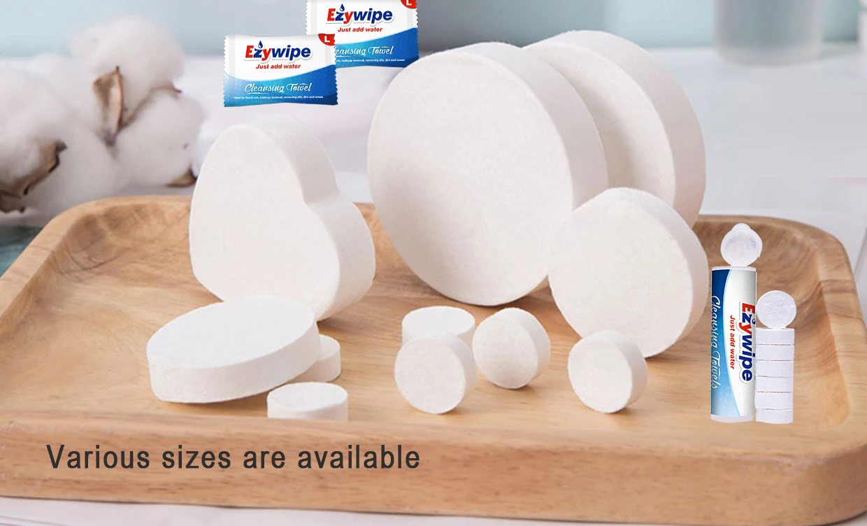 Meite OEM Mini Compressed Towels - Eco-Friendly Travel Essentials