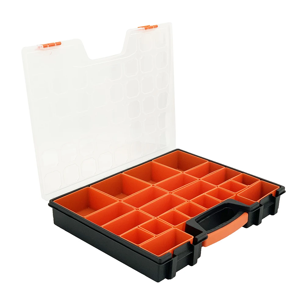 Transparent Cover Plastic Screw Box Tool Kit Storage Box