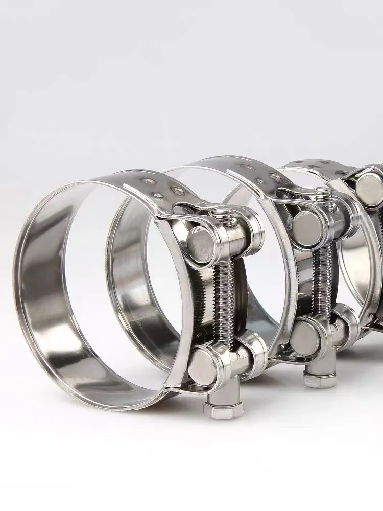 304 Stainless Steel Strong European Style Thickened Throat Clamp Fixing ...