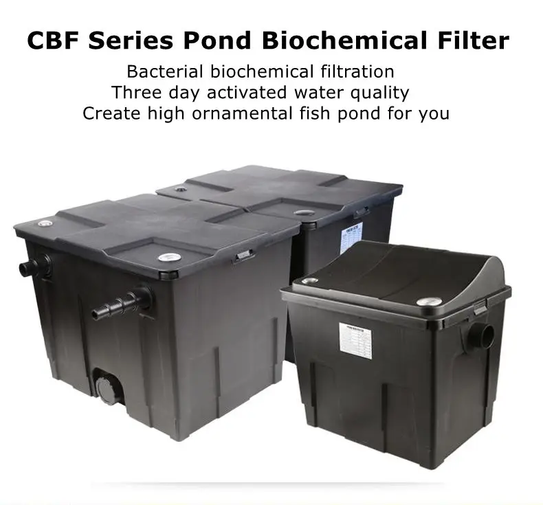 Aquarium Fish Pond Filter System CBF-350C - Efficient & Sustainable