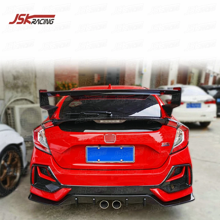 MUG STYLE CARBON FIBER REAR SPOILER for 2017-2021 HONDA CIVIC TYPE-R ...