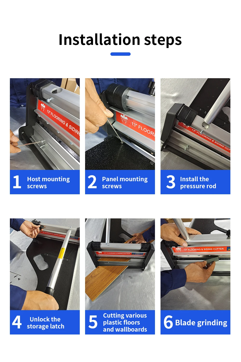 Flooring Easy Manual Cutter Vinyl Parquet Pvc Flooring Cutter Laminate ...