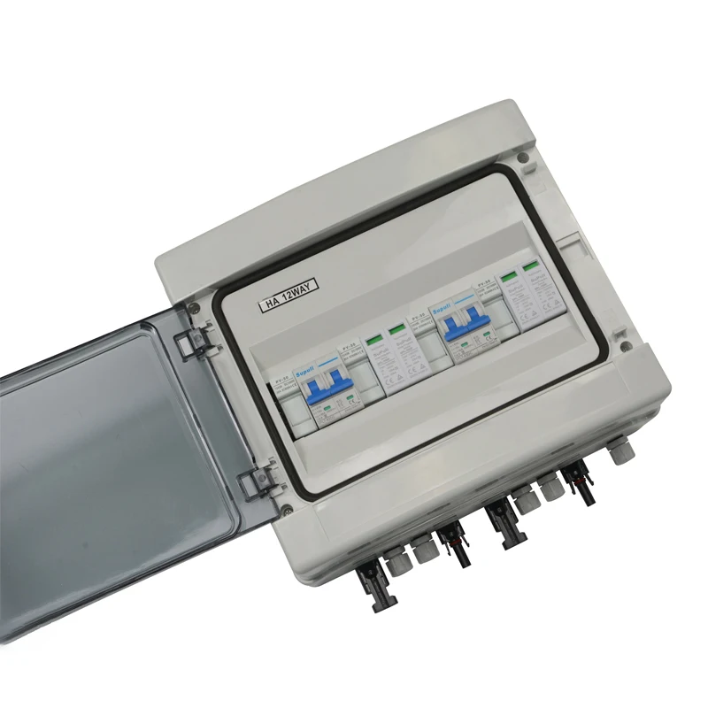 Ip65 Solar Dc Pv Combiner Box 2 In 2 Out 2 Strings 600v 25a Combiner Box With Ce Certification ...