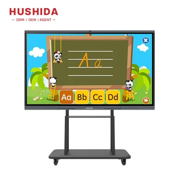 Wall Mount Interactive Board Mobile Stand Interactive Learning Display ...