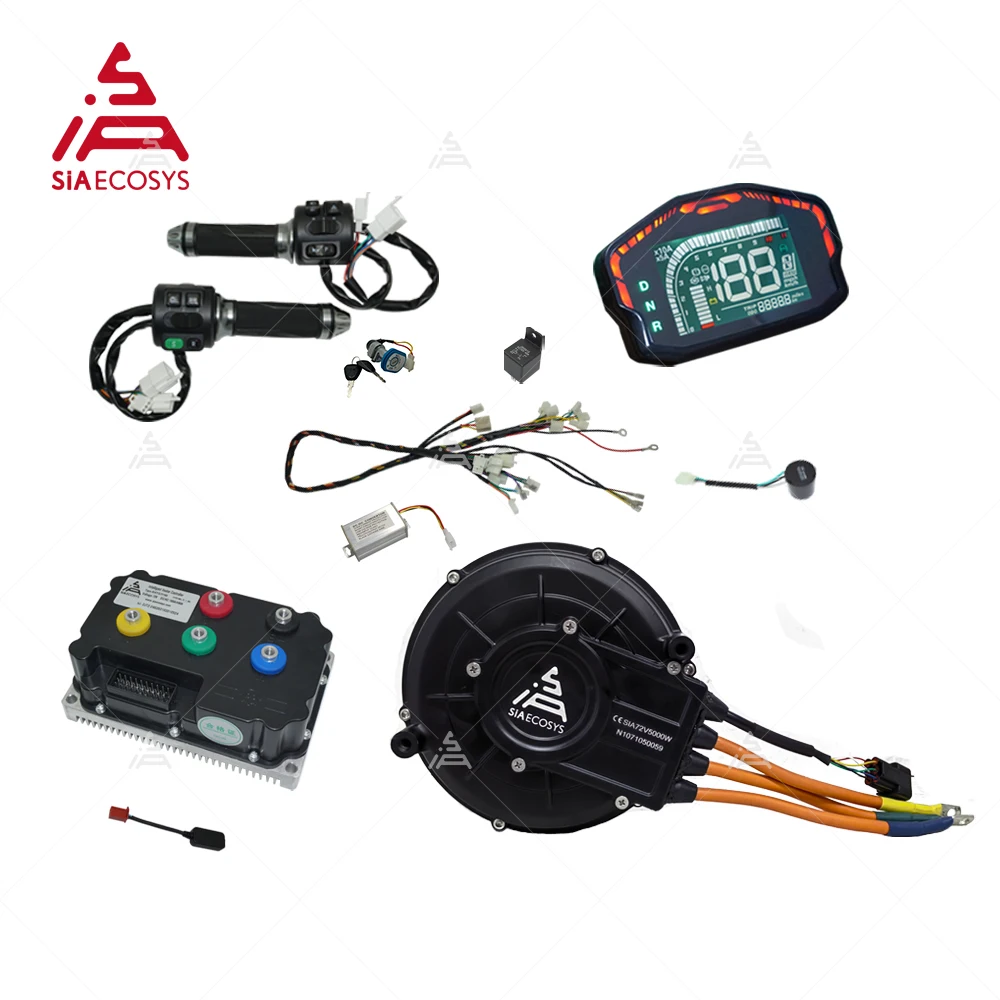 QSMOTOR QS165 35H 5000W V2 72V IPM PMSM Mid Drive Motor