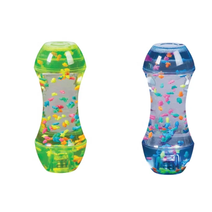 New Aquarium Sensory Fidget Toys Sensory Aqua Fish Liquid Timer ADHD ...