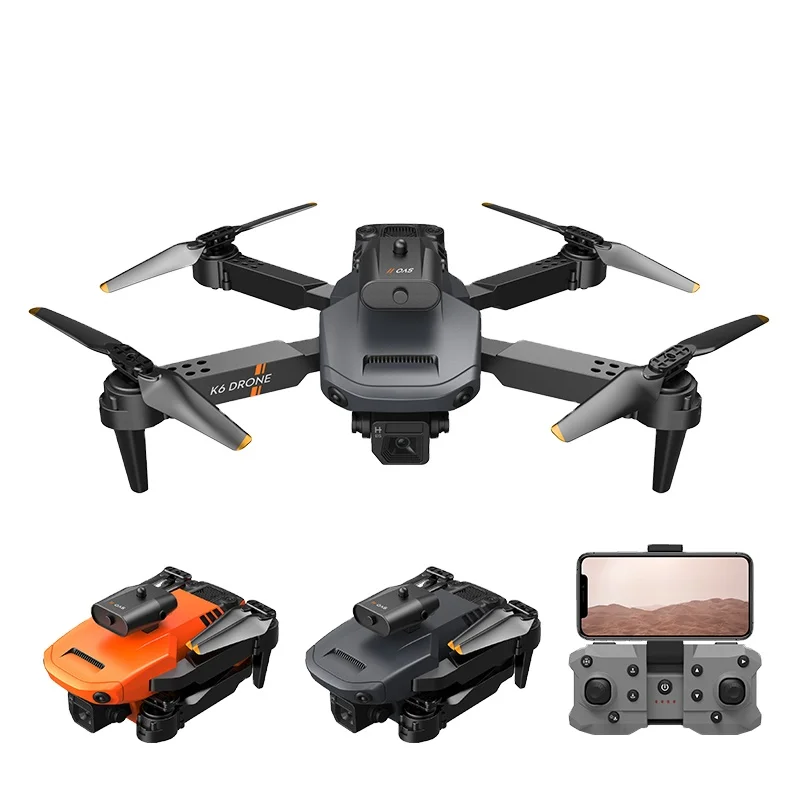 Hoshi XKJ 2022 Neue K6 Mini Drohne 4K Dual Kamera WiFi FPV 4 Wege Infrarot Hindernis vermeidung Quadcopter Geschenk Alibaba