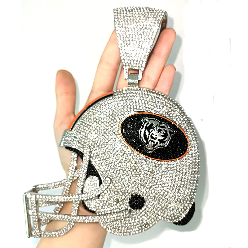 Shop Fashion 49ers Rhinestone Helmet Chains - Custom Jewelry
