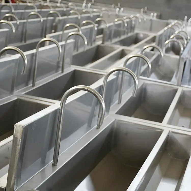 Industrial Hand Washing Basin Wash Sink 304 Stainless Steel For Dining ...