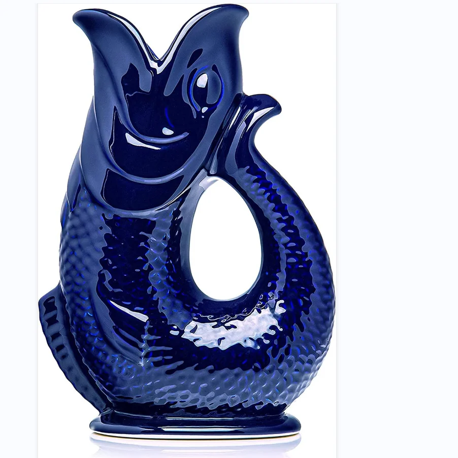 Handmade Decorative Ceramic Fish Water Pitcher Jug Jar| Alibaba.com