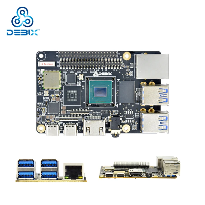 Debix型号a Sbc Imx 8m Plus系列中央处理器和主板组合集嵌入式迷你电脑主板ddr4，带pci插槽 - Buy Debix ...