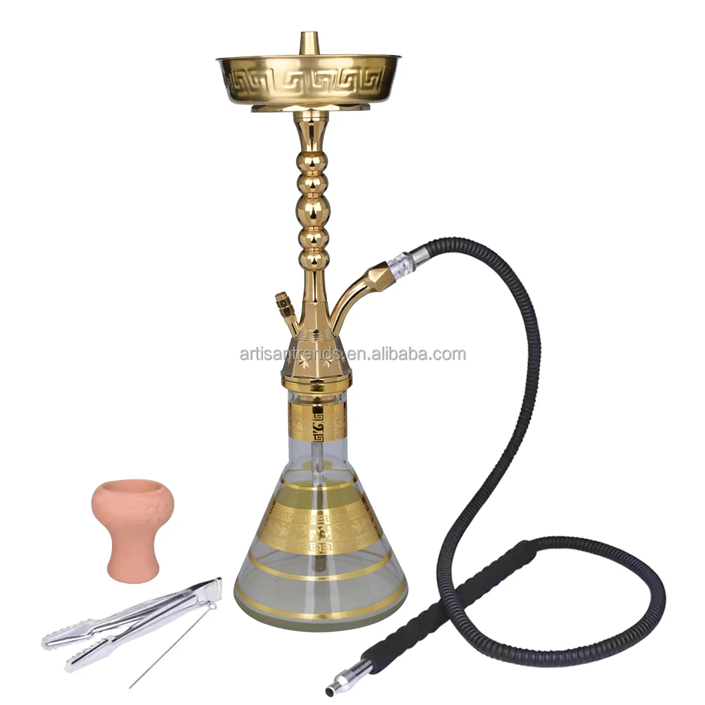Factory Sell Egyptian Hookah Zinc Stem Shisha Hookah With Pvc Hose ...