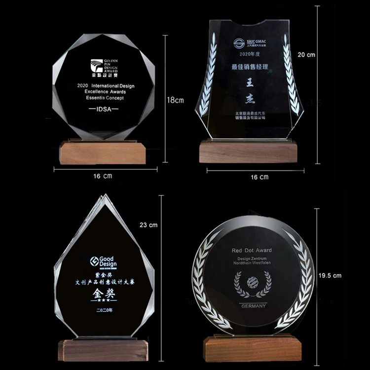 Black Walnut Blank Wood Trophy Stand - Luxury Gift Option