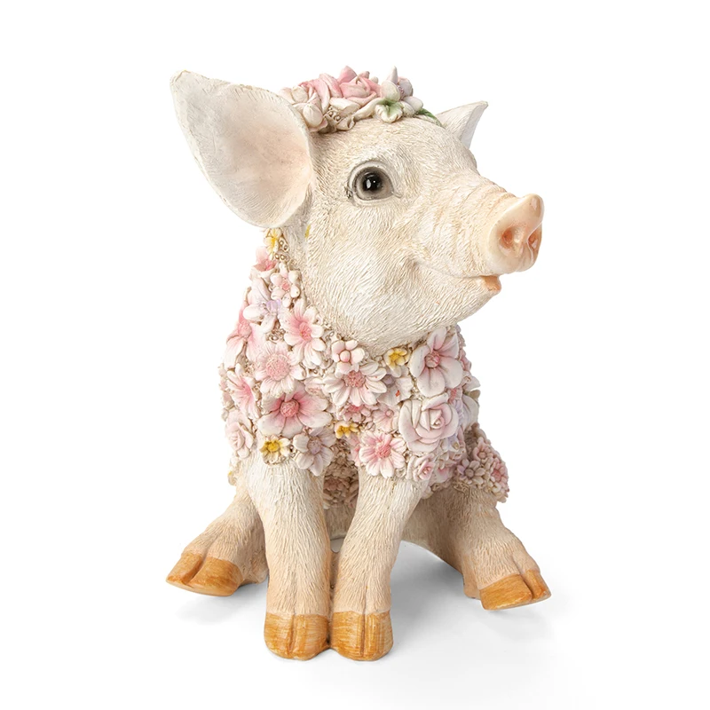 Wholesale Life Like Decorative Resin Garden Pig,Custom Design Resin ...
