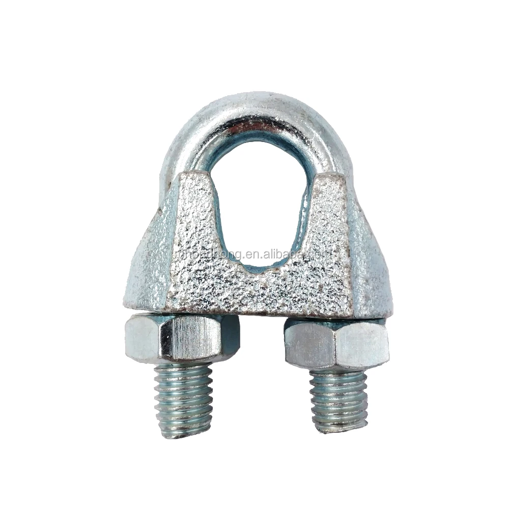 Top Quality M6 M8 M10 M12 M16 M20 Din741 Galvanized Wire Rope Clip ...