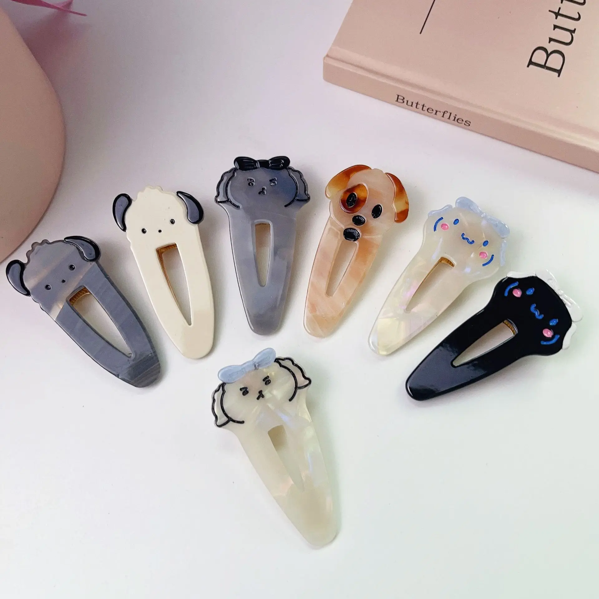 YHJ New Design Animal Hair Clips Wholesale Custom Hair Claw Clips ...